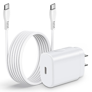 25W Samsung Fast Type C Charger for Samsung Galaxy A15 5G A54 A14 5G A25 A53 A23 A13 A03s A04s S24 Ultra S23 S22 S21 FE S20 Z Fold 5 Flip 5,Pixel 8 Pro 7a,USB C Charger Block 6FT C Type Charging Cord
