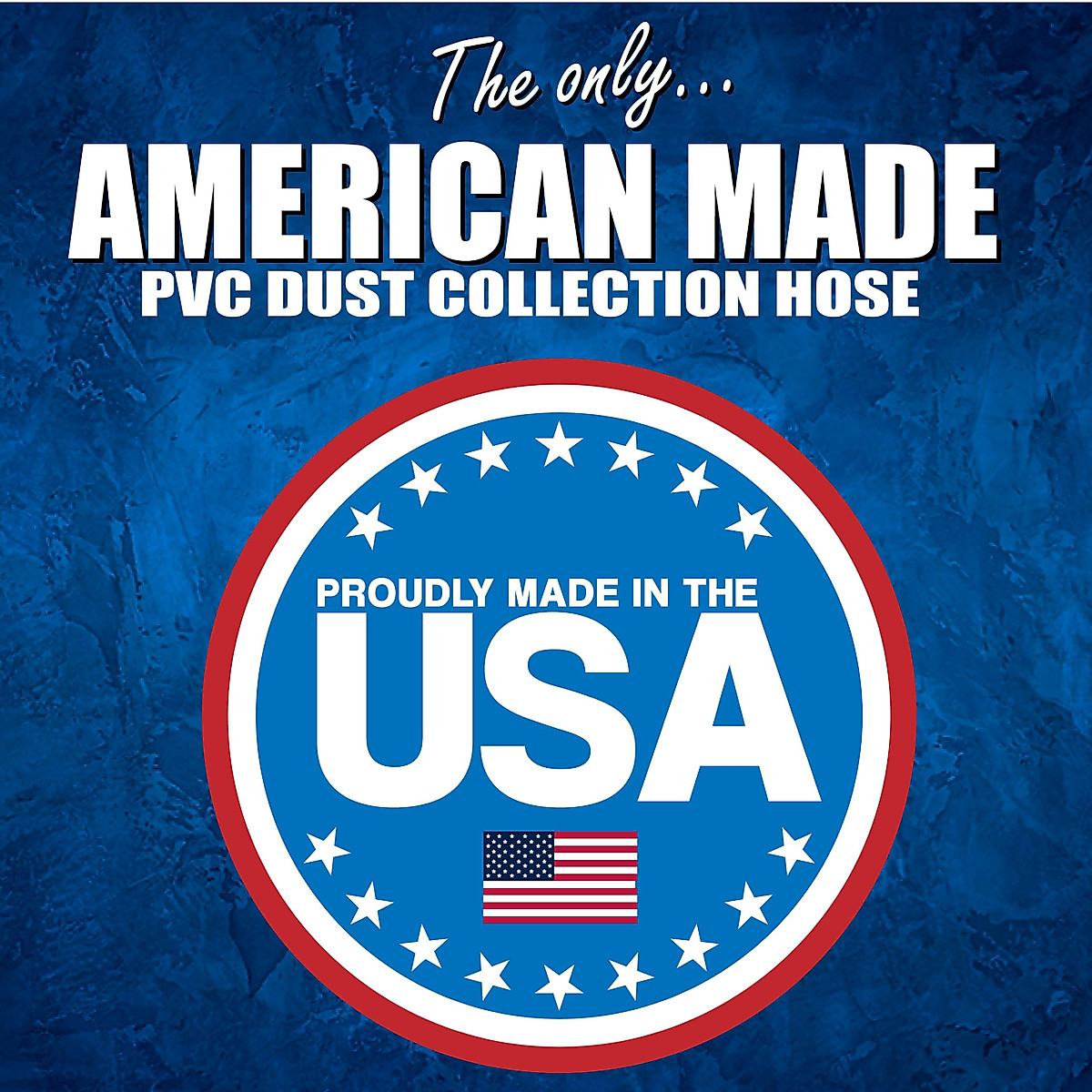 4" x 10' PVC Dust Collection Hose Made in USA with 4 Thumbscrew Clamps, Puncture Resistant PVC Dust Collection Hose, Carbon Steel Wire, Flexible Clear PVC Fume Collection Hose for Dust Collectors