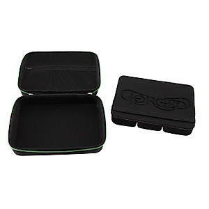 Forged Dice Co. Dice Box and Dice Tray with Removable Dice Holder - Storage Box Holds up to 300 Metal or Plastic Polyhedral Dice - Compatible with DND and Dungeons & Dragons Game Dice - Green