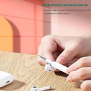Cleaner Kit for Airpods Cleaning kit for Airpod Phone Cleaner Pen with Brush for Bluetooth Earbuds Keyboard Cellphones Wireless Earphones Laptop Camera 08E