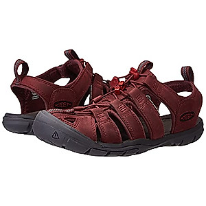 KEEN Women's Sneaker Sandal, Burgundy, 7.5