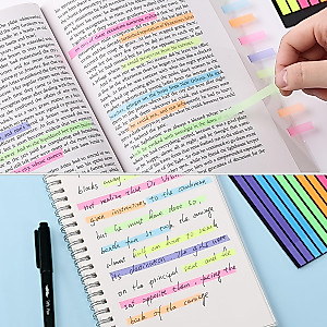 Mr. Pen- Bible Highlighter Tape and Note Set - 331pc Transparent Sticky Index Tabs with Book Highlighter Strips