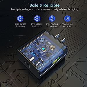 45W Super Fast Charger Type C, [2 PACK] 45 Watt USB-C Charger PD/PPS Wall Charging Block for Samsung Galaxy S23 Ultra/S23+/S22 Ultra/S22+/S22/S20 Ultra/Note 10 Plus, Galaxy Tab S8(with 2x 6.6ft Cable)