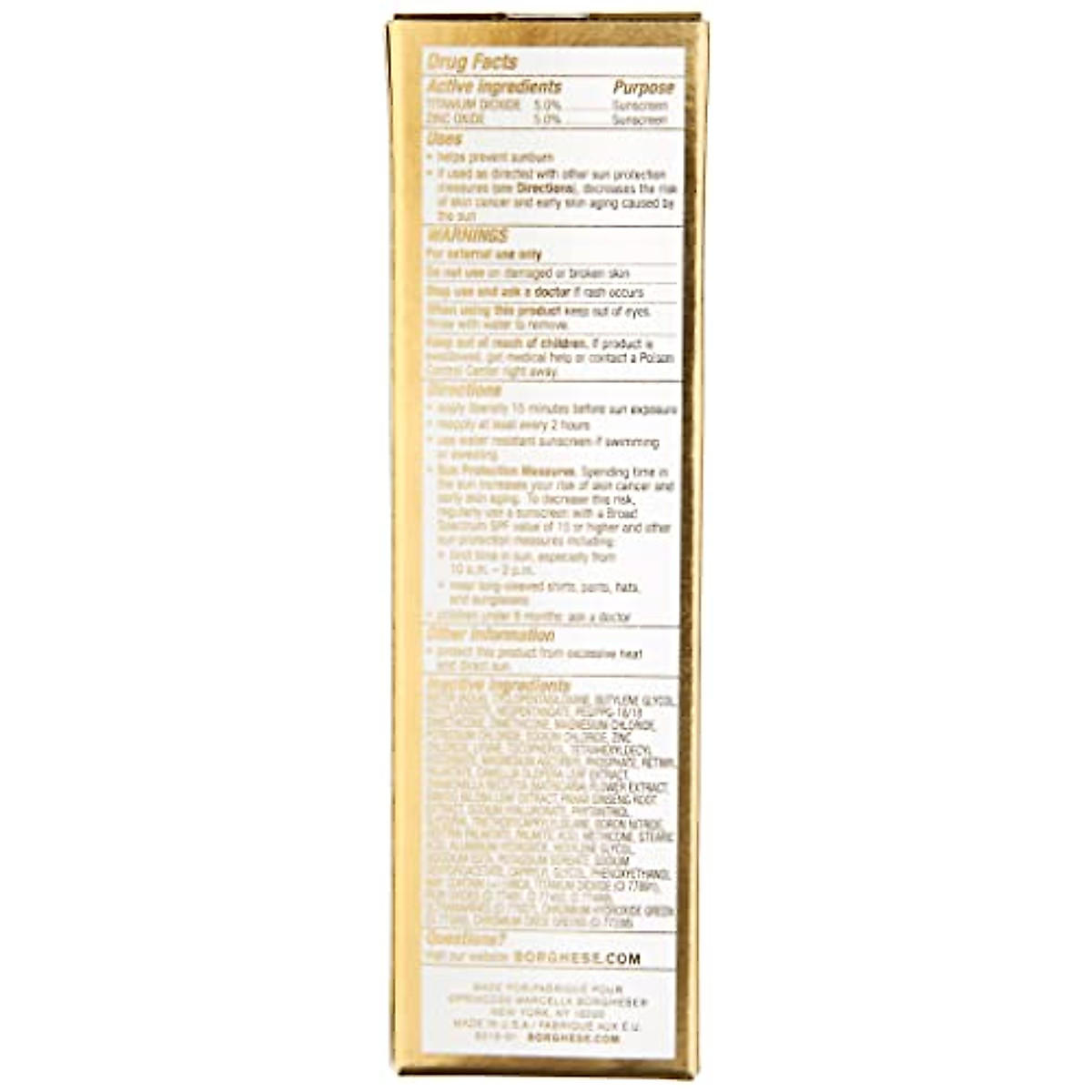 Borghese Tinted Moisturizer SPF 20