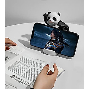 Phone Stand Desk Accessories Resin Panda Figurines Home Decor Decorative Tabletop Ornaments Cute Phone Holder