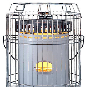Kero World KW-24G Indoor Kerosene Heater, Large, Gray