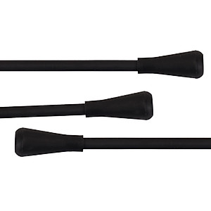 FENJANER Archery Soft Rubber Arrowheads Practice Safety Arrow Tips Hunting Game（Pack of 12） (Black)