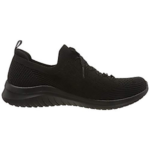 Skechers Women's Athleisure Sneaker, Black/Black, 6.5