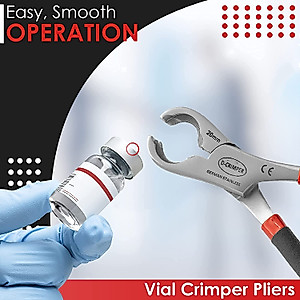 Scientific Labwares Vial Crimper Pliers - Perfect for Sealing Vials and Bottles (20mm)