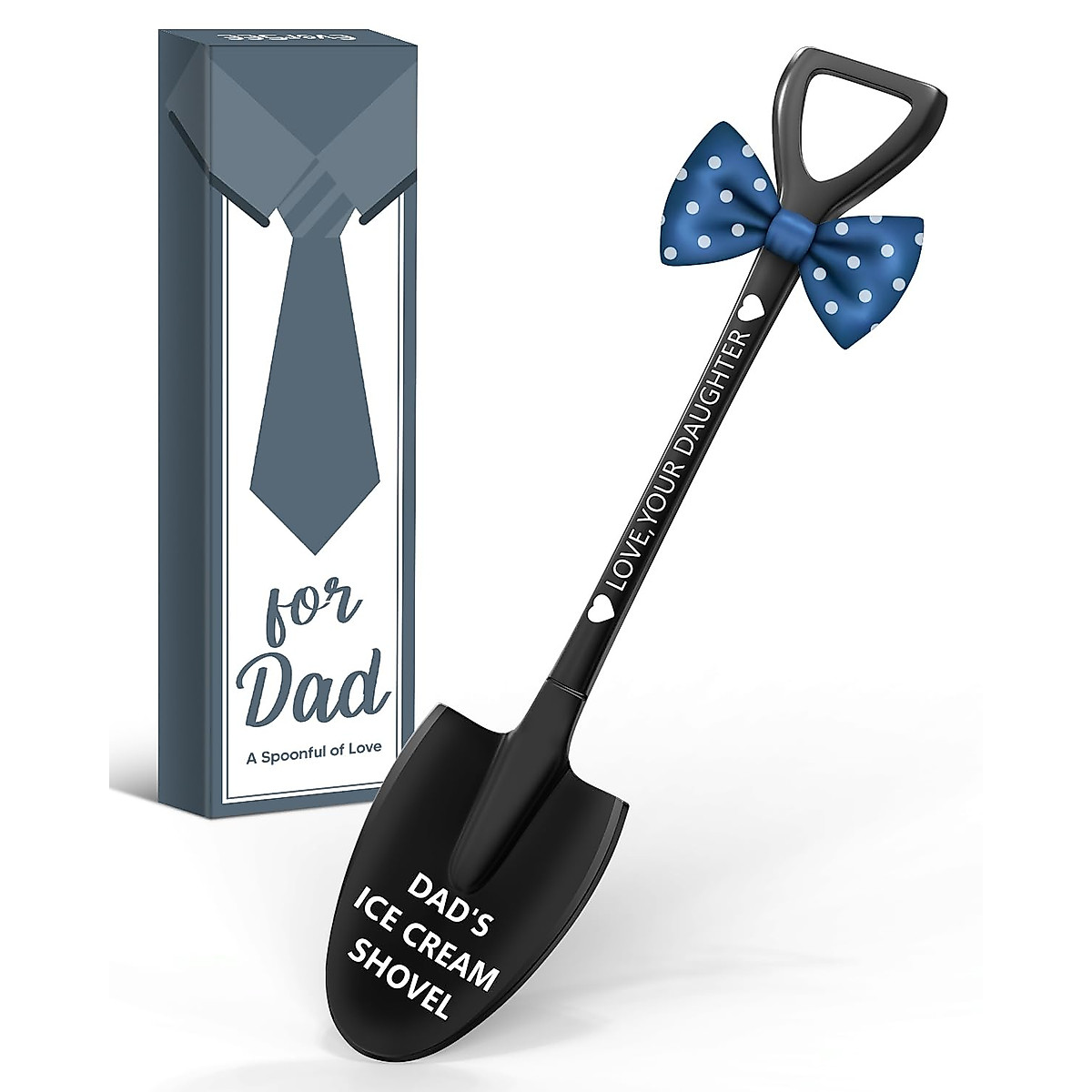 Gifts for Dad Fathers Day Dad Gifts from Daughter - Cool Ice Cream Shovel Spoon for Papa Husband Grandpa, Unique Birthday Present Ideas from Son Wife Kids Adults