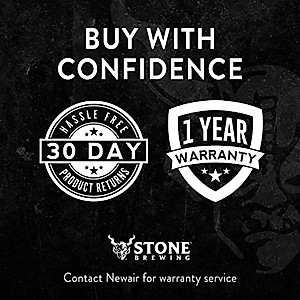 NewAir Stone Brewing 180 Can FlipShelf Beverage and Beer Refrigerator, 24” Built-In or Freestanding Wine Cooler with Reversible Shelves, Perfect for Bar, Gamer Room, or Office