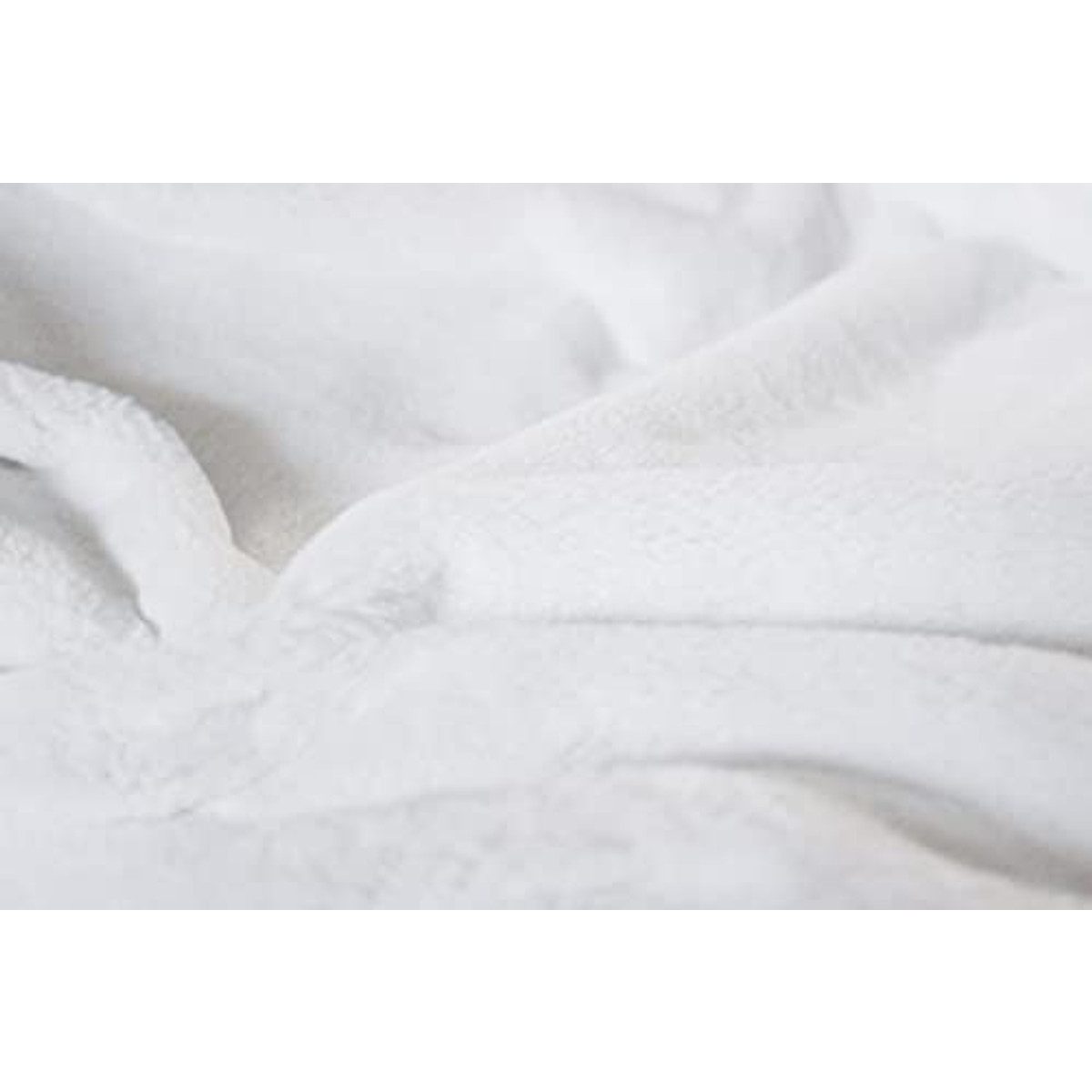 Edenia Psalm 91 Throw Blanket for Women, Soft Cozy Plush Faux Fur - Inspirational Christian Gift for Baptism Healing Get Well Soon Sympathy (White)