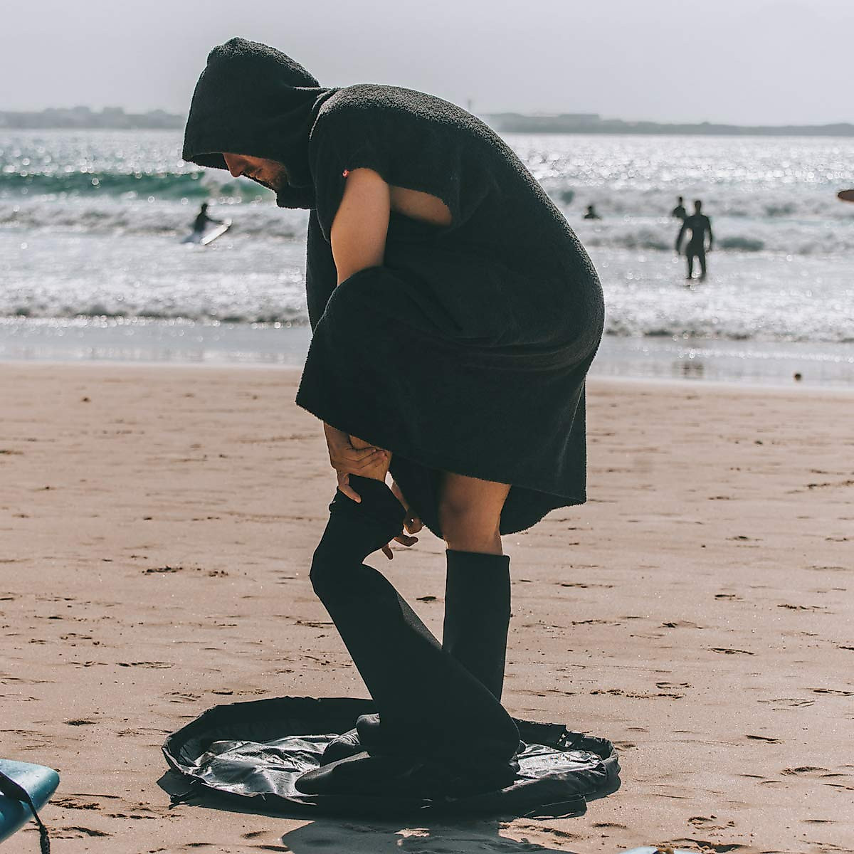 Northcore Surfing and Watersports Accessories - C-Mat Wetsuit Change Changing Mat BLACK - Waterproof Sprayproof