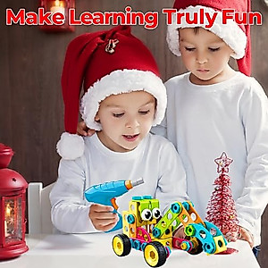 Contixo ST3 Kids Toys - 223 PCs 3D Building Blocks STEM Construction Playboards Creativity, Imagination, Recreational, Educational for Children Toddler, 3+ Year Old Boys and Girls