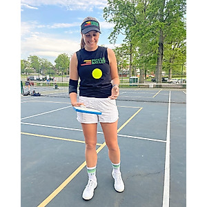 Super Fly Goods Retro Pickleball Hat Pickleball Gifts Pickleball Accessories Pickle Ball Hats for Men and Women (White Trucker Hat)