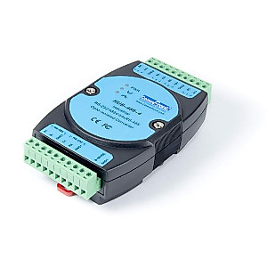 COMMFRONT Industrial RS485 Opto-Isolated Hub/Splitter/Repeater, 2500V Optical Isolation, Supports 4x128 RS-485 nodes (Expandable), DIN-Rail/Wall/Panel Mount