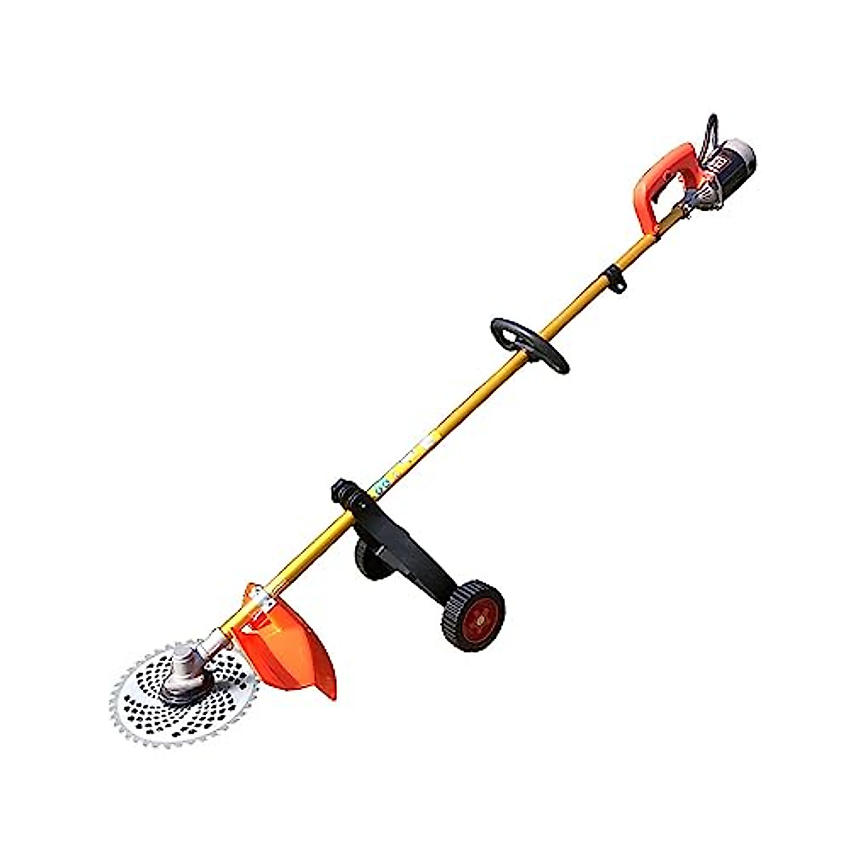 kmobruzy Adjustable Wheels Support Wheels Auxiliary Wheel Trimmer Attachment for Cordless Grass Trimmer for Comfortable Lawn Care Cutter