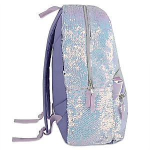 Emma & Chloe Reverse Sequin Glitter Backpacks - Color Changing Rainbow Magic Backpacks (Rainbow Unicorn)