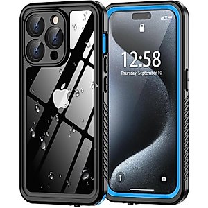 Oneagle for iPhone 15 Pro Case Waterproof,[IP68 Waterproof][Built-in Screen & Lens Protector][Dustproof][Real 360°] Full Body Heavy Duty Rugged Shockproof Protective iPhone 15 Pro Phone Case 6.1"