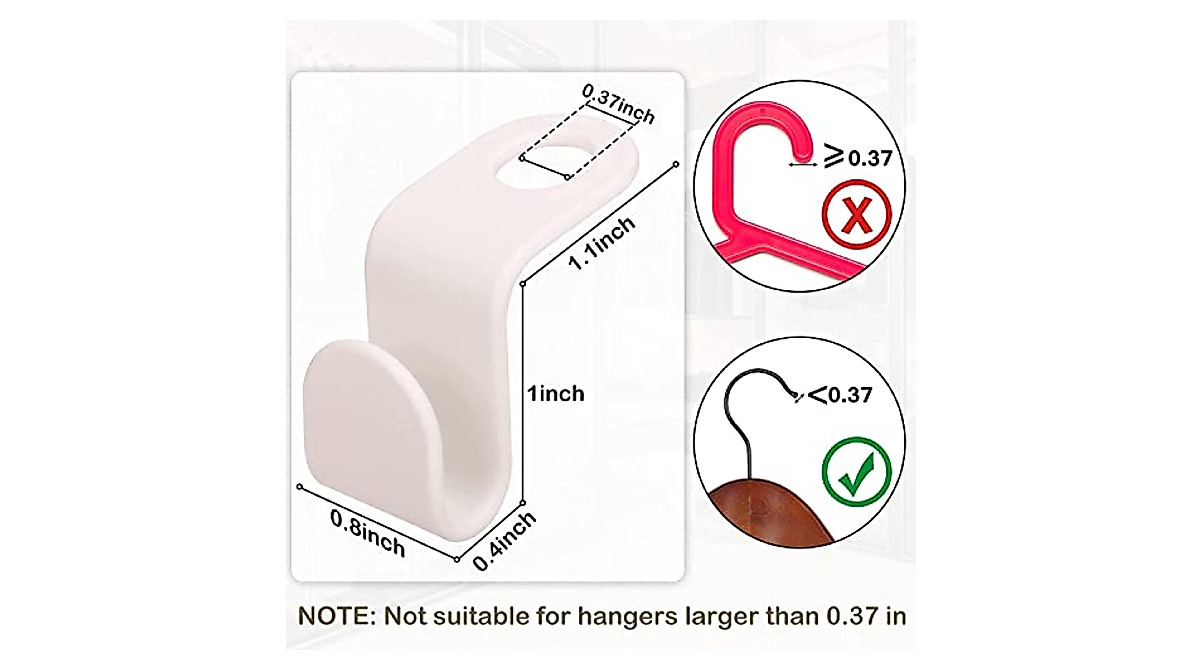 200 PCS Clothes Hanger Connector Hooks, 4 Colors Magic Hanger Hooks ...