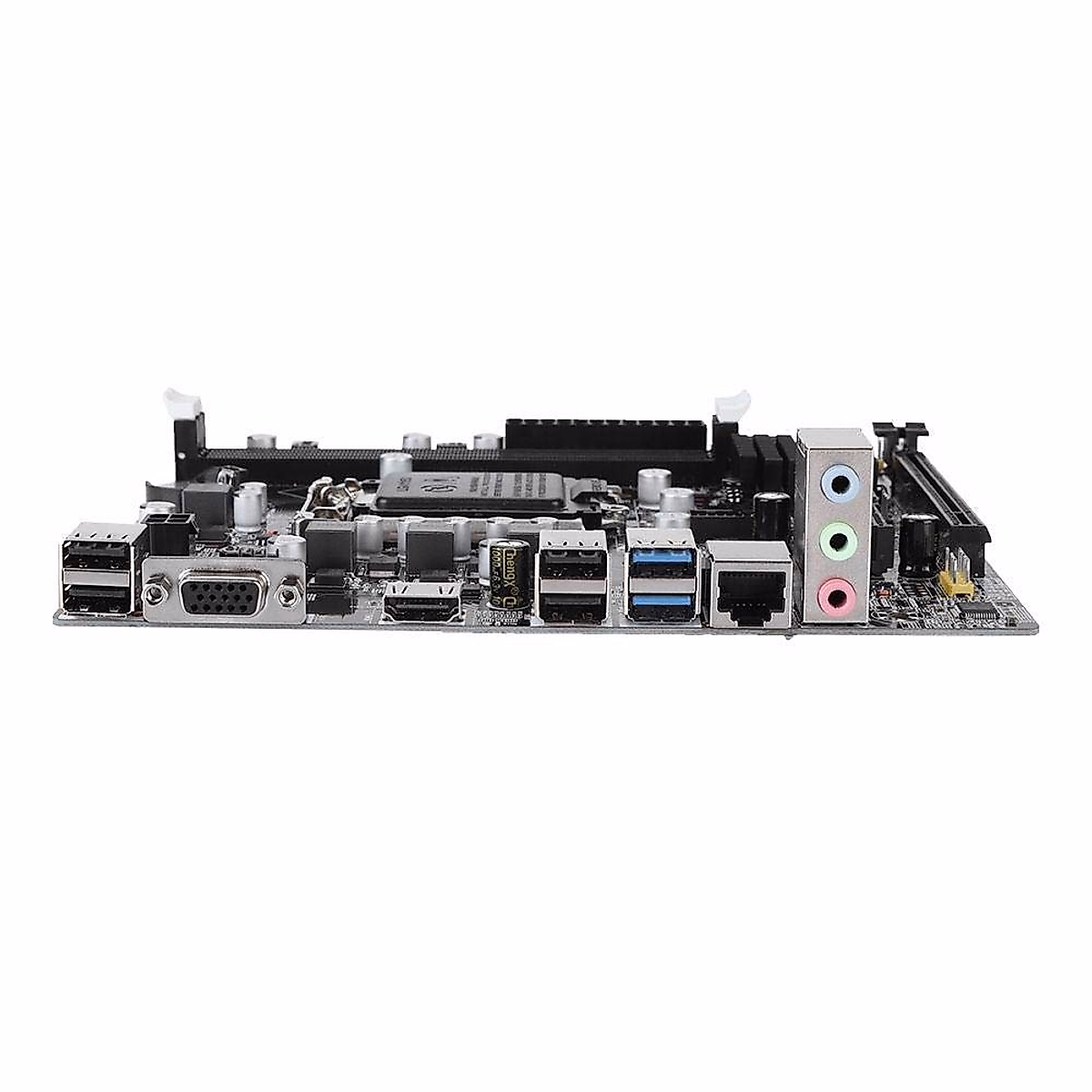 Desktop PC Motherboard,DDR3 Motherboard for Intel B75,LGA 1155,DDR3 1066/1333/1600/1866MHz,6 Channel Audio,PCI E X16 /USB 3.0/SATA 3.0/RJ45//VGA Interface,Support I3 I5 I7 CPU