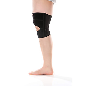 Aider Knee Brace Type 2 - Adjustable Compression Brace, Anti-Slip and Comfort Design, Super Strong Knee Brace for Sports, Arthritis, Joint Pain, Injury Recovery (Large Right)