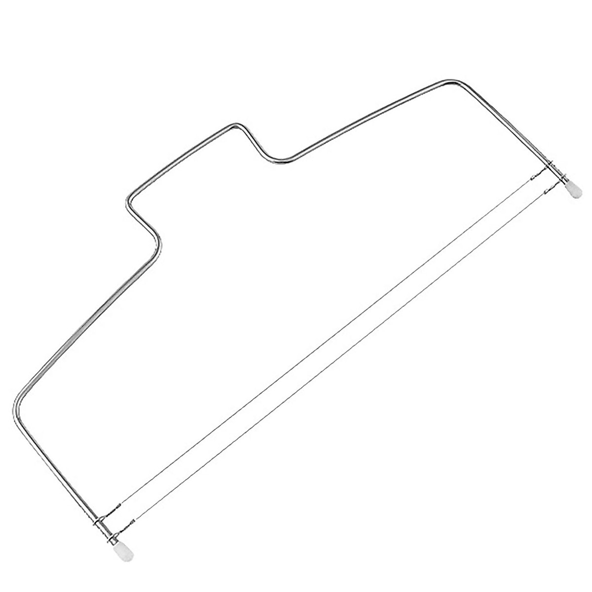 YIKANGHENG Bow Shaped Bread Cutter, 12 Inch Stainless Steel Adjustable Thickness Cake Slicer for Bread and Cake (1)