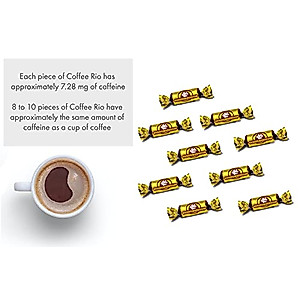 Coffee Rio Bulk Candy, 3 Pound Bag Individually Wrapped Coffee Candy, Kosher Candy (Coffee Caramels)