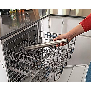 French Rolling Pin for Baking by Ultra Cuisine – Tapered Stainless Steel Design, Adjustable Weight, Professional or Home Use with Pizza, Cookie, Pastry Dough, Fondant & Pie Crust –Dishwasher-Safe