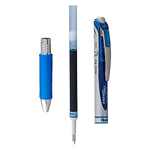 Pentel Refill Ink for BL57/BL77 EnerGel Liquid Gel Pen, 0.7mm, Metal Tip, Blue Ink, Box of 12 (LR7-C-12)