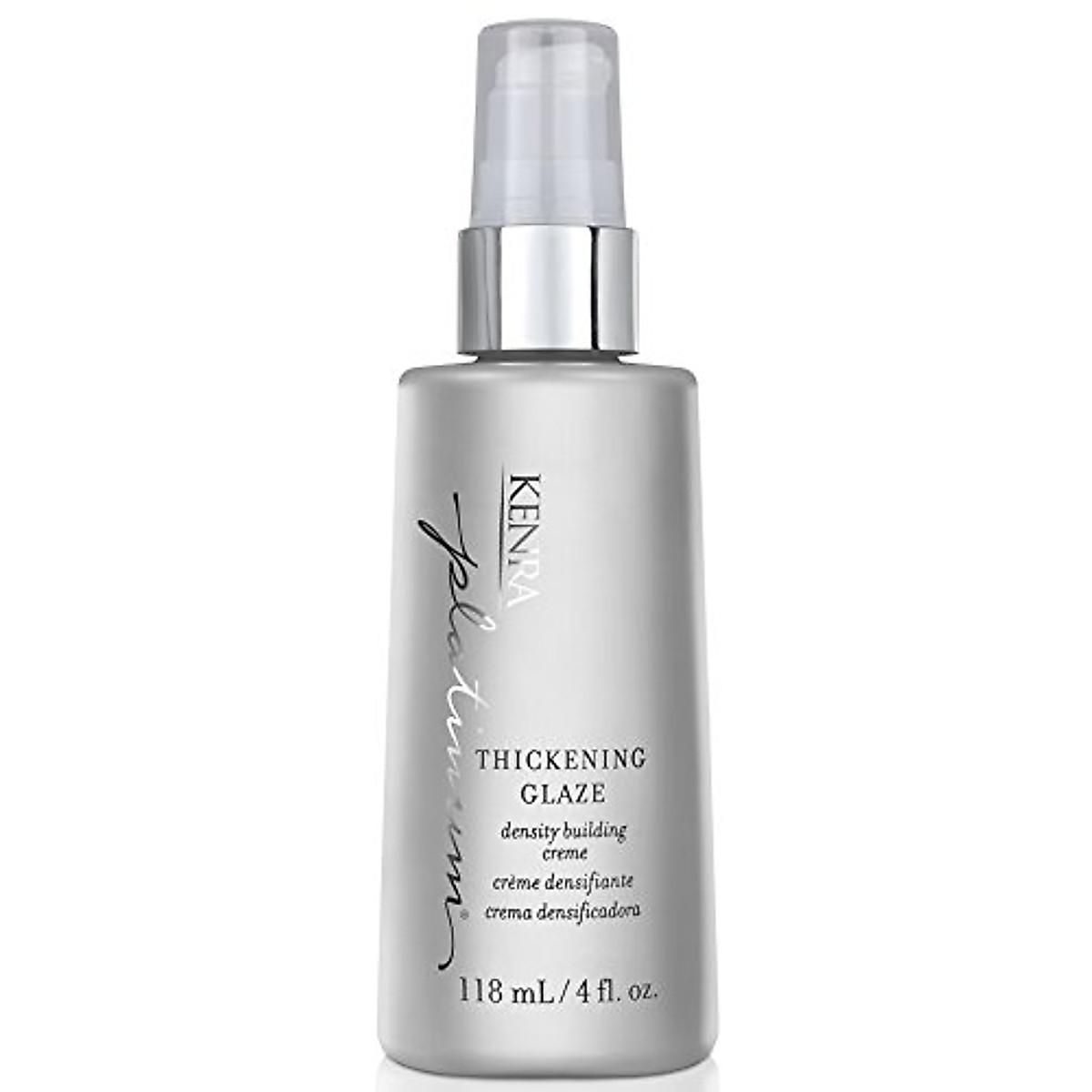 Kenra Platinum Thickening Glaze | Volumizing Styler | Adds Fullness & Body | Lightweight Conditioning | Density Building For Thick, Healthy-Looking Styles | All Hair Types | 4 fl. Oz