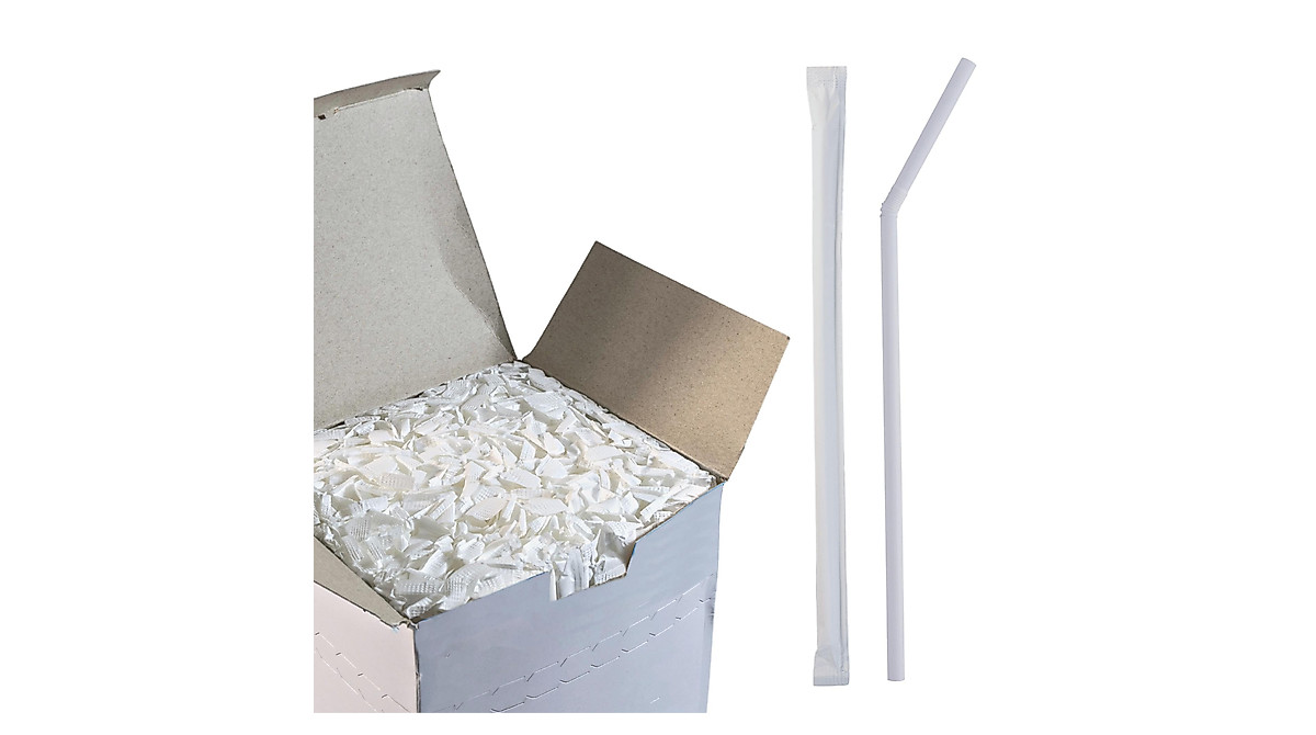 Individually Wrapped Straws - 400 Pack for Convenience