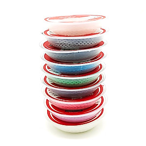 Easyinsmile Dental Orthodontic Spool Elastic Rubber Band Power Chains for Braces (Short, Pink)