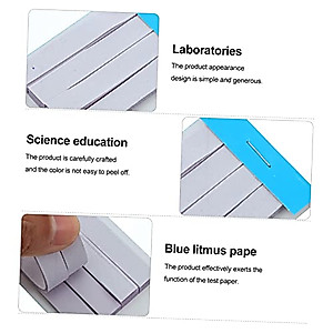 PLAFOPE 5 Packs 400 Sheets Test Paper Experiment Litmus Acid Paper ph Monitoring Litmus Paper PH Acid Paper ph Litmus Test ph Litmus Paper Acid Litmus Paper ph Sticks Balance bar Neutral