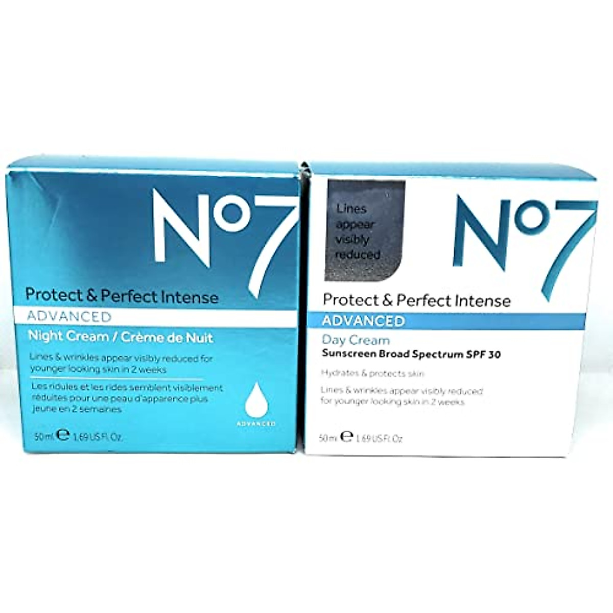 No7 Protect & Perfect Intense Day Cream + Protect & Perfect Intense Night Cream Advanced