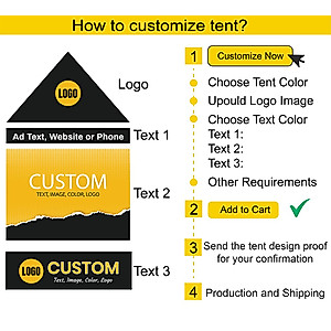 SOSITE Free Design Custom Logo Pop Up Canopy Tent for Trade Show with 1pc Full Backwall 2pcs Half Sidewalls-10x10
