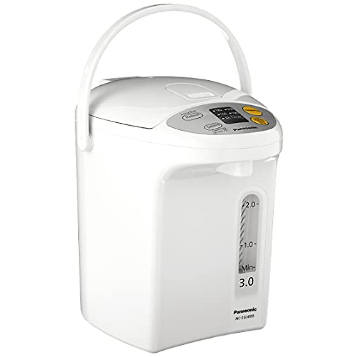 Panasonic RA41660 Electric Thermo Pot Water Boiler Dispenser NC-EG3000, Slow-Drip Mode for Coffee, Ideal for Tea, Hot Cocoa, Soups and Baby Food, Four TEM, 3.2 quarts, White