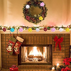 2 inch 100Pcs Small Star Bows for Gift Wrapping and Presents,Multiple coClour Christmas Bows,for Parties, Birthdays, Weddings or Other Holidays.