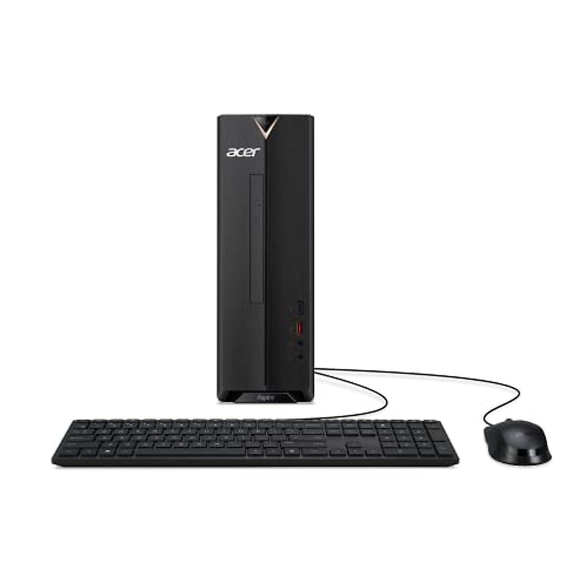 Acer Aspire XC-1660G-UW94 Desktop with 23.8” Full HD Monitor | 10th Gen Intel Core i3-10105 Processor | 8GB DDR4 | 256GB SSD | 8X DVD | Wireless Wi-Fi 6 AX201 | Bluetooth 5.2 | Windows 11 Home