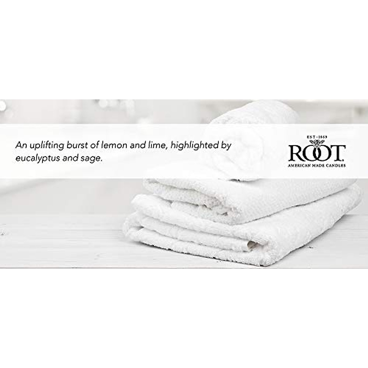 Root Candles Honeycomb Traveler Beeswax Blend Scented Candle, 4-Ounce, Crisp Linen Sky