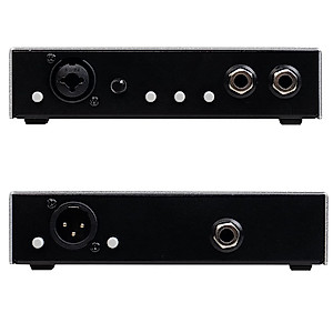 JOYO Passive Reamping and Phantom Powered Active Direct Box, Re-Amping Direct Box with 6.35mm and XLR Input 2 in 1 for Guitarist Bass Performance or Recording (JDI-48)