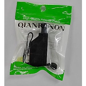 QIANRENON USB Hub 90 Degree Splitter 3 Port USB 3.0 Adapter Portable Powered Data USB Hub Transfer for PC Laptop USB Flash Drives，Black