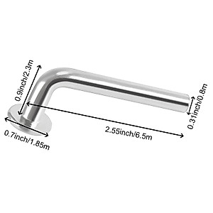 HOIGON 100 PCS Universal Pallet Rack Drop Pin, Round Head Pallet Rack Safety Bolts, Strong Universal Pallet Rack Safety Pin for Warehouse, Home or DIY Pallet Racks & Shelving Units, 2.56 x 0.31 Inch