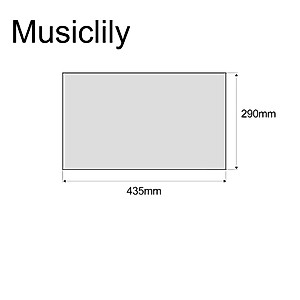Musiclily 11.4 x17 Inch Guitar Bass Pickguard Blank Material DIY Sheet Scratch Plate for Strat Tele Electric Guitar Jazz Precision Bass,4Ply Tortoise Shell