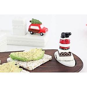 Nora Fleming Hand-Painted Mini: Down the Chimney (Santa Legs) A256