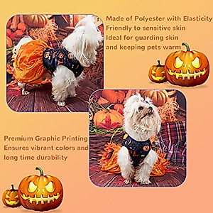 Pet Halloween Dress, Dog Halloween Dress Dog Halloween Dress Skin Friendly Lightweight Dog Costumefor Puppy Party Holiday(M)