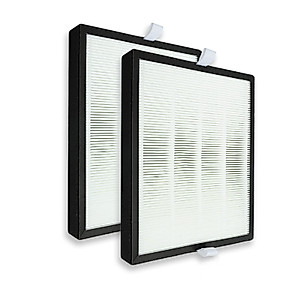 PUREBURG BS-10 True HEPA Replacement Filters Compatible with PARTU BS-10 Air Purifier,H13 3-Stage Filtration Activated carbon Air Clean Dust VOCs Odor, 2-Pack