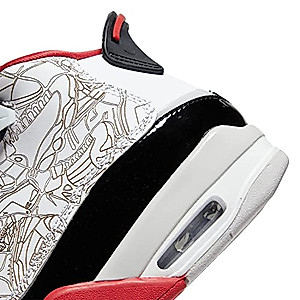 Jordan Air Jordan Dub Zero (Big Kid) White/True Red/Black/Neutral Grey 7 Big Kid M