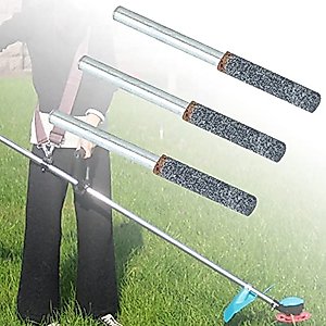 3Pcs 4mm 5 32in Chainsaw Sharpener Burr Stone File Sharpening Tool for Rotating Tool