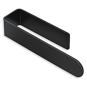 Bicico Hand Towel Holder, Black Towel Bar, Self Adhesive Bathroom Hand Towel Holder Stick on Wall, Kitchen Towel Holder, SUS 304 Stainless Steel